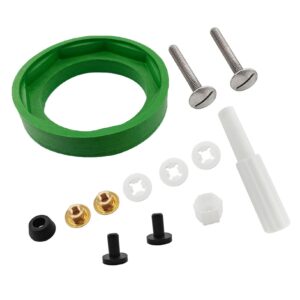 hjsiutv toilet tank to bowl coupling kit compatible for american standard champion 4 toilet parts as738756-0070a 3" toilet tank gasket for most 3 inch flush valve opening tanks