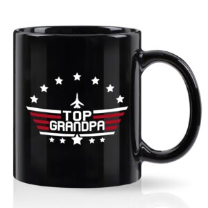 cabtnca grandpa gifts, top grandpa mug, fathers day birthday gifts for grandpa, grandpa coffee mug, grandpa gifts from grandkids, grandpa christmas gifts, 11oz