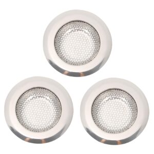 veemoon 3pcs sink filter sink drainer basket rv accessories for inside tub drain stopper kitchen sink drain strainer basket strainer bathtub drain sink large