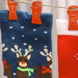 32 Sock Clips: Your Ultimate Laundry Companion - Securely Pair and Hang Socks in The Wash and Dryer, Ending The Days of Mismatched or Lost Pairs