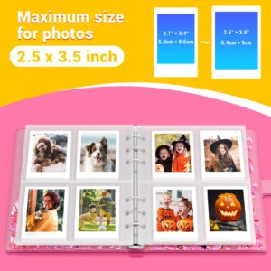 Kids Photo Album for Instax Mini, Photo Album for Polaroid, Applicable to Fujifilm Instax Mini 11 12 40 KODAK Mini Photo, Gift for 4 5 6 7 8 9 10 Year Old Girls (200 photos)