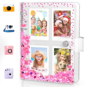 Kids Photo Album for Instax Mini, Photo Album for Polaroid, Applicable to Fujifilm Instax Mini 11 12 40 KODAK Mini Photo, Gift for 4 5 6 7 8 9 10 Year Old Girls (200 photos)