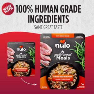 Nulo Gently-Cooked Meals Complete and Balanced Adult Wet Dog Food, Turkey & Green Bean, 9 Ounce, 8 Count