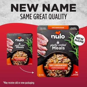 Nulo Gently-Cooked Meals Complete and Balanced Adult Wet Dog Food, Turkey & Green Bean, 9 Ounce, 8 Count