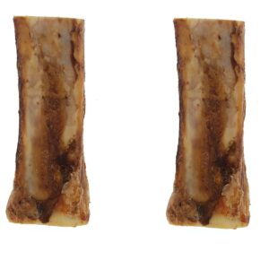 MPP All Natural Buffalo Meaty Femur Dog Bone 4 to 6 Inch Packs Healthy Dental Chews (5 Bones)