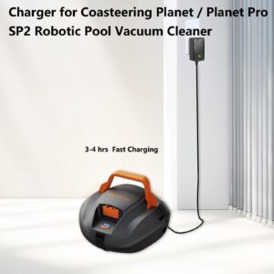 12.6V Charger for Coasteering Robotic Pool Cleaner Compatible with Coasteering Planet Pro, Planet, SP2, Automatic Robotic Pool Vacuum Cleaner Power Adapter