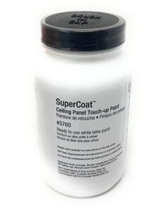 metal magery replacement for armstrong supercoat 5760 ceiling tile acoustic panels touch up paint white latex 8 oz.