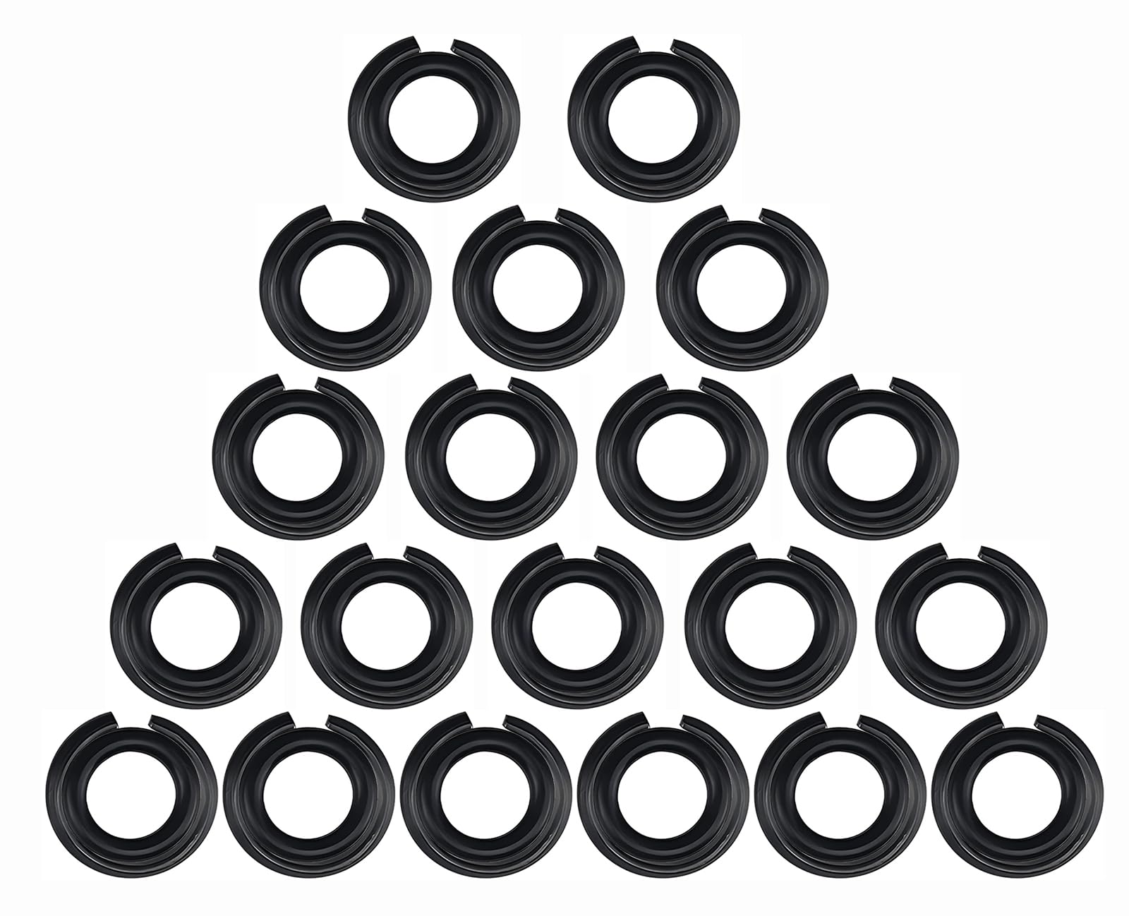 Generic 1/2"" Impact Wrench Socket Retainer Rings Clip with O-Ring,Fits Replacement Impact Wrench Tool Parts and Accessories,O-ring Square Drive Socket Retainer Ring （20 Sets/Pack）