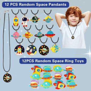 Space Party Favors, 230PCS Space Themed Birthday Party Decorations, Outer Space Party Favors Gifts Goodie Bags Stuffers, Galaxy Planet Space Birthday Party Supplies Astronaut Toys for Kids Boys Girls