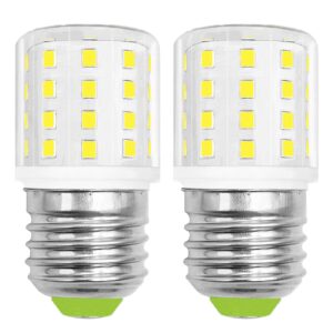 dapshu led ac 100-265v 3.5w refrigerator kei d34l light bulbs replacement freezer appliance daylight white 6000k pack of 2