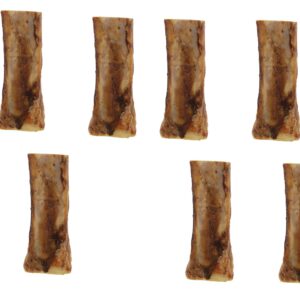 MPP All Natural Buffalo Meaty Femur Dog Bone 4 to 6 Inch Packs Healthy Dental Chews (5 Bones)