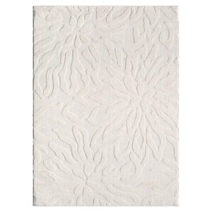 LUXE WEAVERS Grayson Collection 5970 Cream 8x10 Modern Abstract Area Rug