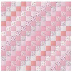 Nodsaw Layer Cake Fabric for Quilting 10 inch, Precut Fabrics Square 10x10 inch for Quilting, Print Pink Cotton Quilt Fabric Squares Bundles for Sewing DIY Patchwork Craft(42Pcs)