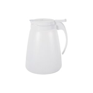 cac china sydp-48 syrup dispenser with white cap 48 oz.