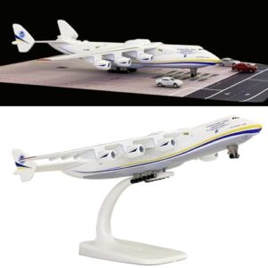 qoadxpc 1:400 scale antonov an-225 model plane an225 transport aircraft model alloy material- ideal gift for birthday decoration