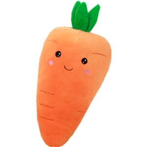 oukeyi 21.6inch/55cm carrot hugging pillow, cartoon carrot plush toy，cute carrot shape pillow stuffed carrot toy soft carrot doll for kids girls gif