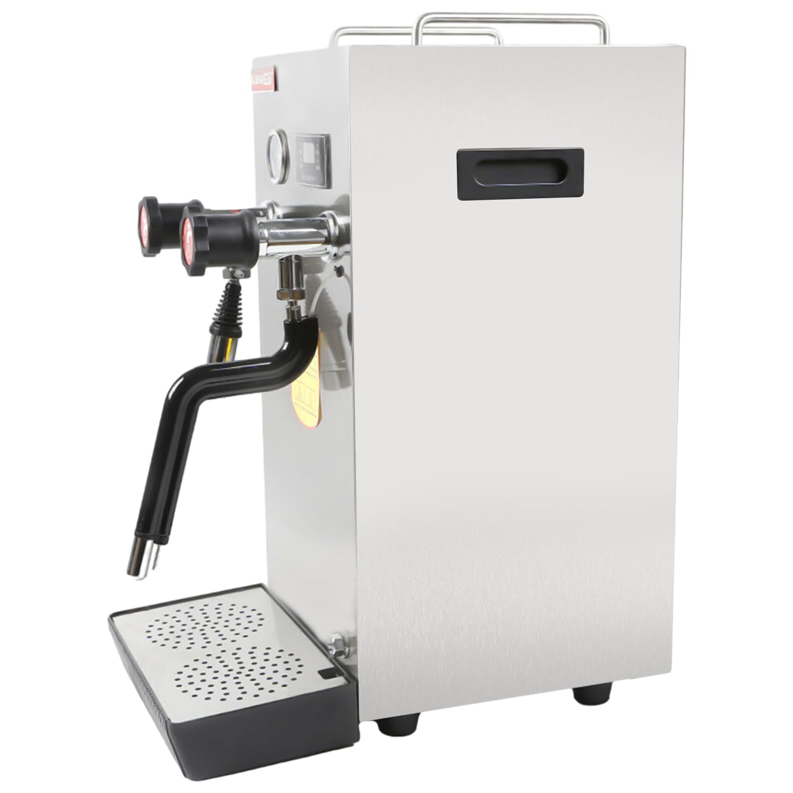 CRYBY 8L Electric Steam Milk Foam Machine Milk Frother Steamer, Commercial Full-Automatic Coffee Foam Maker, Fast Heating Boiling Water Frothing Machine for Home, Coffee Shops, Bars, Milk Tea Shops