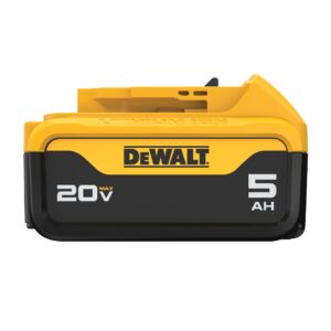 DEWALT 20V MAX Lithium-Ion Battery 2-Pack and Charger, 5.0 Ah, Battery Starter Kit (DCB205-2c)