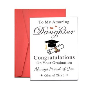 2025 graduation gifts for her college graduation card for daughter best gifts for high school senior 2025 stuff class of 2025 gifts bulk proud of you card master law 2025 graduation card with envelope