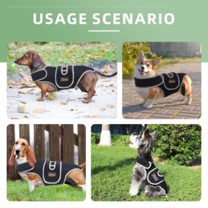 TIPOOP Dog Back Brace for IVDD, Arthritis and Pain Relief, Ivdd Back Brace for Dogs, Accelerates Surgical Recovery, Back Brace for Dogs Prevents Back Problems in Small Dogs and Large Dogs M