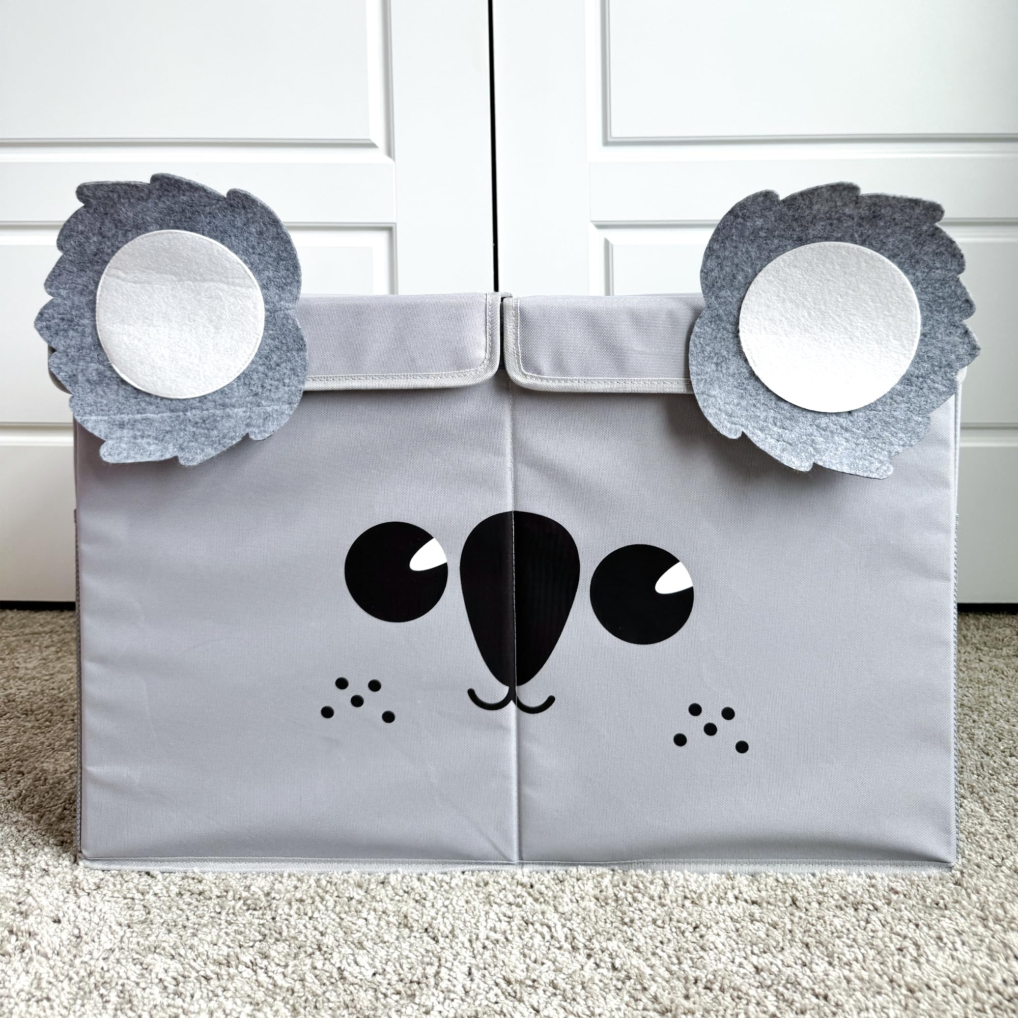 QUOKKA Toy Storage Box Elephant, Toy Storage Box Koala & Toy Storage Box Unicorn Playroom Organizers