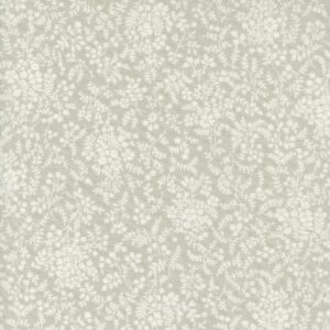 moda shoreline quilt fabric small floral style 55304/26 grey, yard