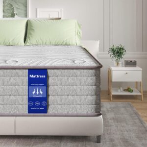 twin xl mattress, 12 inch memory foam hybrid mattress twin xl size in a box with motion isolation, strong edge support, pressure relief, medium firm, certipur-us (12 inch, twin xl)