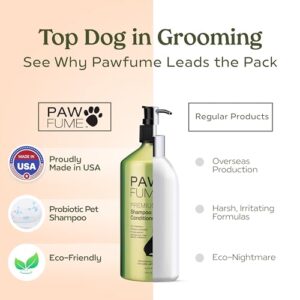 Pawfume Dog Shampoo and Conditioner – Hypoallergenic Dog Shampoo for Smelly Dogs – Best Dog Shampoos & Conditioners – Probiotic Pet Shampoo for Dogs – Best Dog Shampoo for Puppies (Show Dog, 2-Pack)