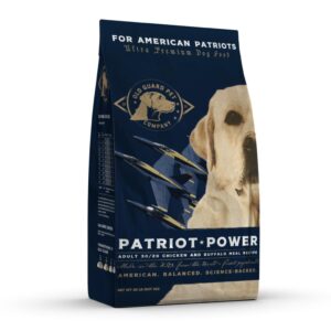 old guard pet company patriot power- adult 30/20 chicken and buffalo meal recipe