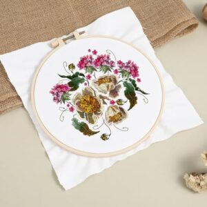 12 Pcs White Embroidery Fabric Squares Pre-Cut Embroidery Cloth Fabric Natural Cotton Fabric for Embroidery 4 Sizes Cross Stitch Fabric Classic Aida Cloth for Craft Garment Embroidery(5.9 to 11.8inch)