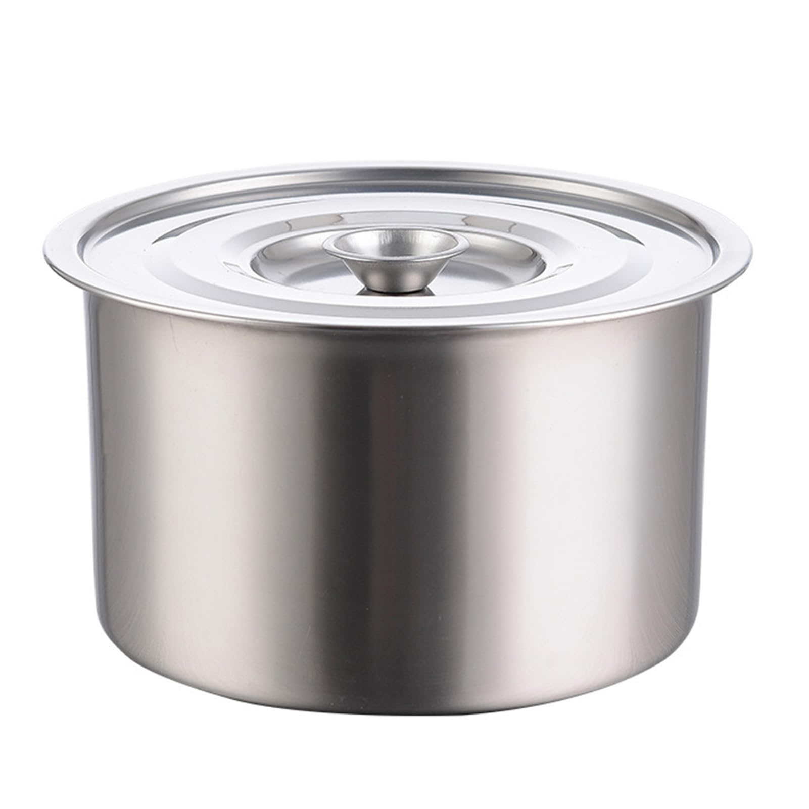 Stainless Steel Soup Pot, Multifunctional Odorless Pot Seasoning Container for Cooking (Large 30cm / 11.8in)