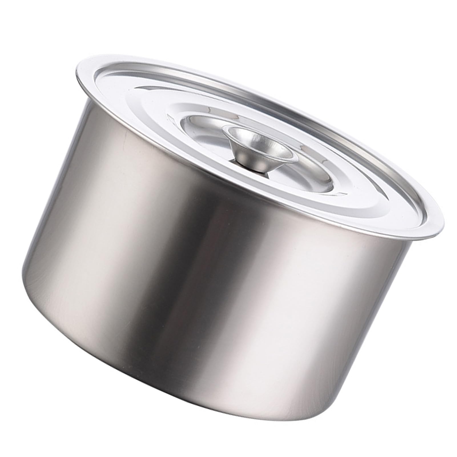 Stainless Steel Soup Pot, Multifunctional Odorless Pot Seasoning Container for Cooking (Large 30cm / 11.8in)