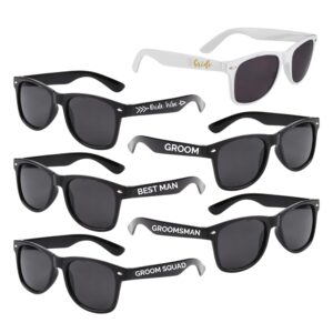 there forever studio groomsmen sunglasses | build your set of 1, 2, 3, 4, 5, 6, 7, 8, 9, 10, 11, 12 | proposal gift groom, best man, groomsquad, bride, bride tribe wedding favors