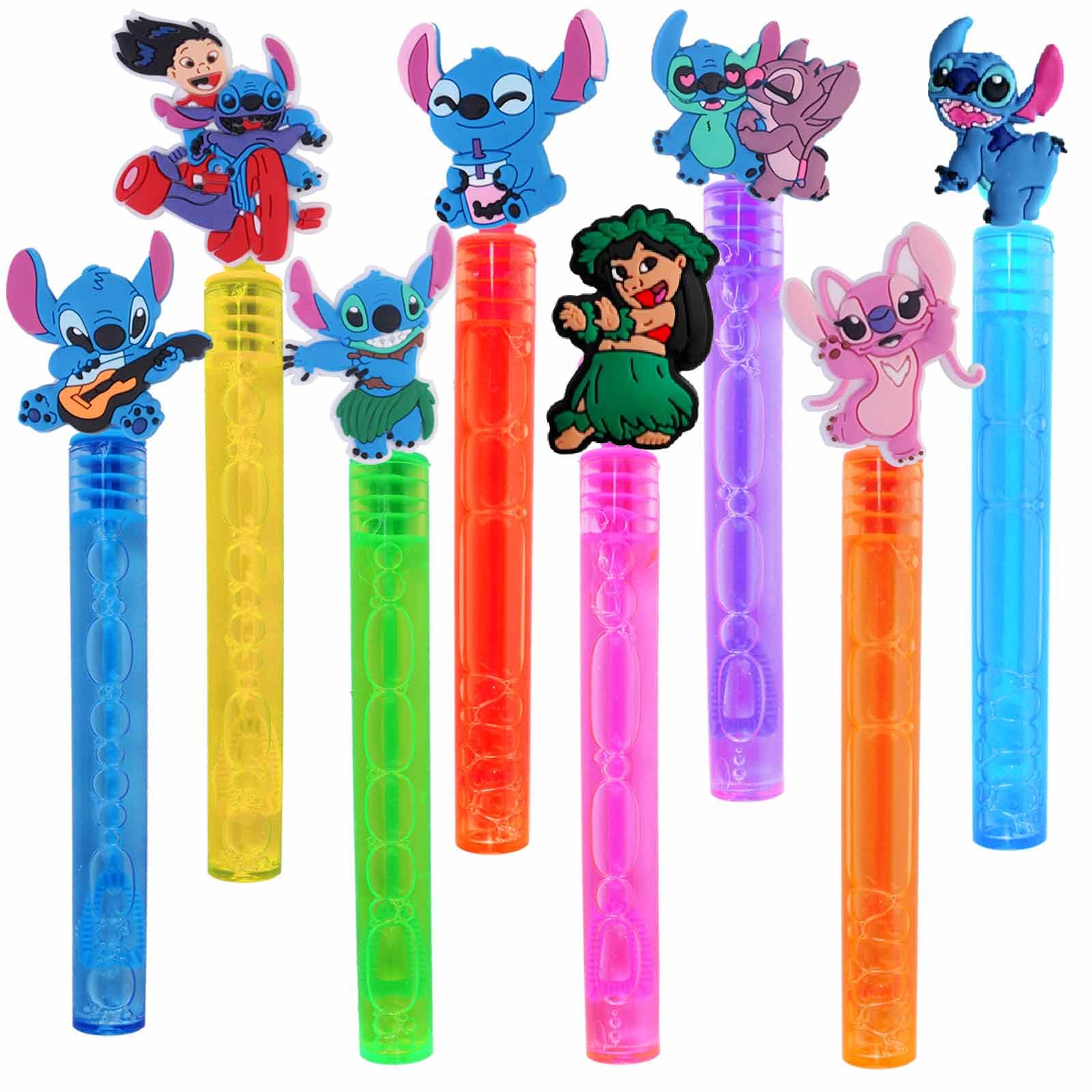 24 Piece Cartoon Bubble Wand for Kids(8 Style),Cute Cartoon Bubble Wand Great for Cartoon Theme Birthday Party Supplies Birthday Wedding Bath Time Gifts for Boys Girls