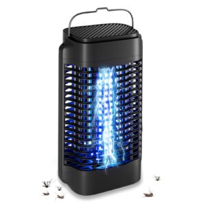 bug zapper for outdoor and indoor, electric mosquito zapper mosquito trap waterproof fly traps mosquito killer for home, backyard, garden, patio, camping