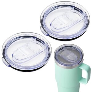 25 oz lid compatible for yeti rumbler lid 25 oz tumbler,replacement lids accessories compatible for yeti 2pcs