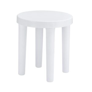 ciieeo 1pc japanese style stool small stool small vanity stool low stool kid step stool step up stool non-slip stool little stool plastic furniture makeup white child