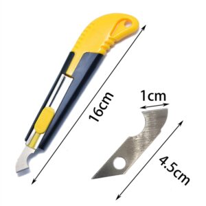 Zaky Acrylic Cutter Set Box Cutters Bulk Tungsten Carbide Scriber with Magnet with 10 Acrylic Blades Total - 13 pcs