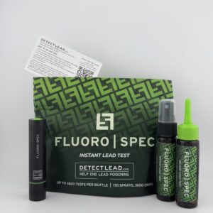 FLUORO-SPEC Instant Lead Testing Kit, Light Lead Up, Indicates Lead Hazards on Any Surface Spray and Shine The Light to Test for Lead