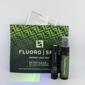 FLUORO-SPEC Instant Lead Testing Kit, Light Lead Up, Indicates Lead Hazards on Any Surface Spray and Shine The Light to Test for Lead