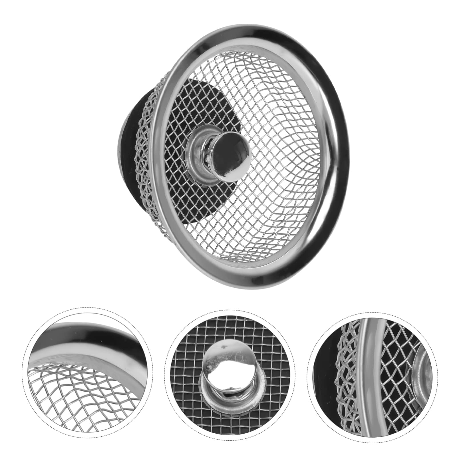 Hemobllo 2pcs Filter Net Bath Tub Hair Catcher Kitchen Drain Stopper Sink Drain Cover Kitchen Sink Strainer Floor Drainer Kitchen Sink Take a Bath Filter Screen