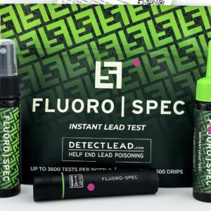 FLUORO-SPEC Instant Lead Testing Kit, Light Lead Up, Indicates Lead Hazards on Any Surface Spray and Shine The Light to Test for Lead