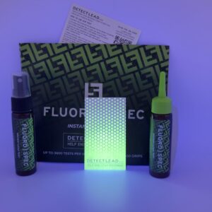 FLUORO-SPEC Instant Lead Testing Kit, Light Lead Up, Indicates Lead Hazards on Any Surface Spray and Shine The Light to Test for Lead