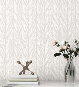 striped wallpaper peel and stick wallpaper for bedroom 17.3"x78.8" white/beige wallpaper herringbone wallpaper self adhesive removable wallpaper modern line contact paper for cabinets bathroom decor