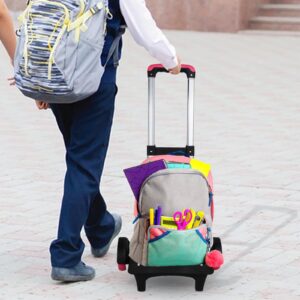 Generic Backpack Trolley Trolley Cart Wheeled Cart Luggage Cart with Wheels for Backpack, Women, as described