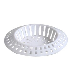 nuzezcjg 4pcs kitchen sink filter strainer sewer floor drains shower bathtub hair catcher waste collector for kitchen bathroom accessories, white