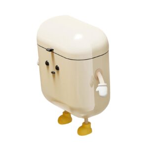 Bothyi Kitchen Hanging Trash Can Wall Mounted Garbage Can Waste Container Bucket Waste Bin Trash Can with Lid for Toilet Bedroom Car, L