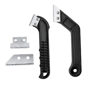 cabilock 1 set bevel corner scraping tile bevel scraper tile seam clean tool grout cleaning scraper cutter bevel scraper cutter combination floor tile clean scraper