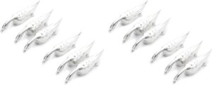 swan lake knife rest for table setting, silver, set of 12