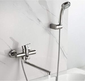 tecki kitchen taps bath shower faucets set bathtub faucet water mixer crane tap with hand shower stainless steel bathroom faucets